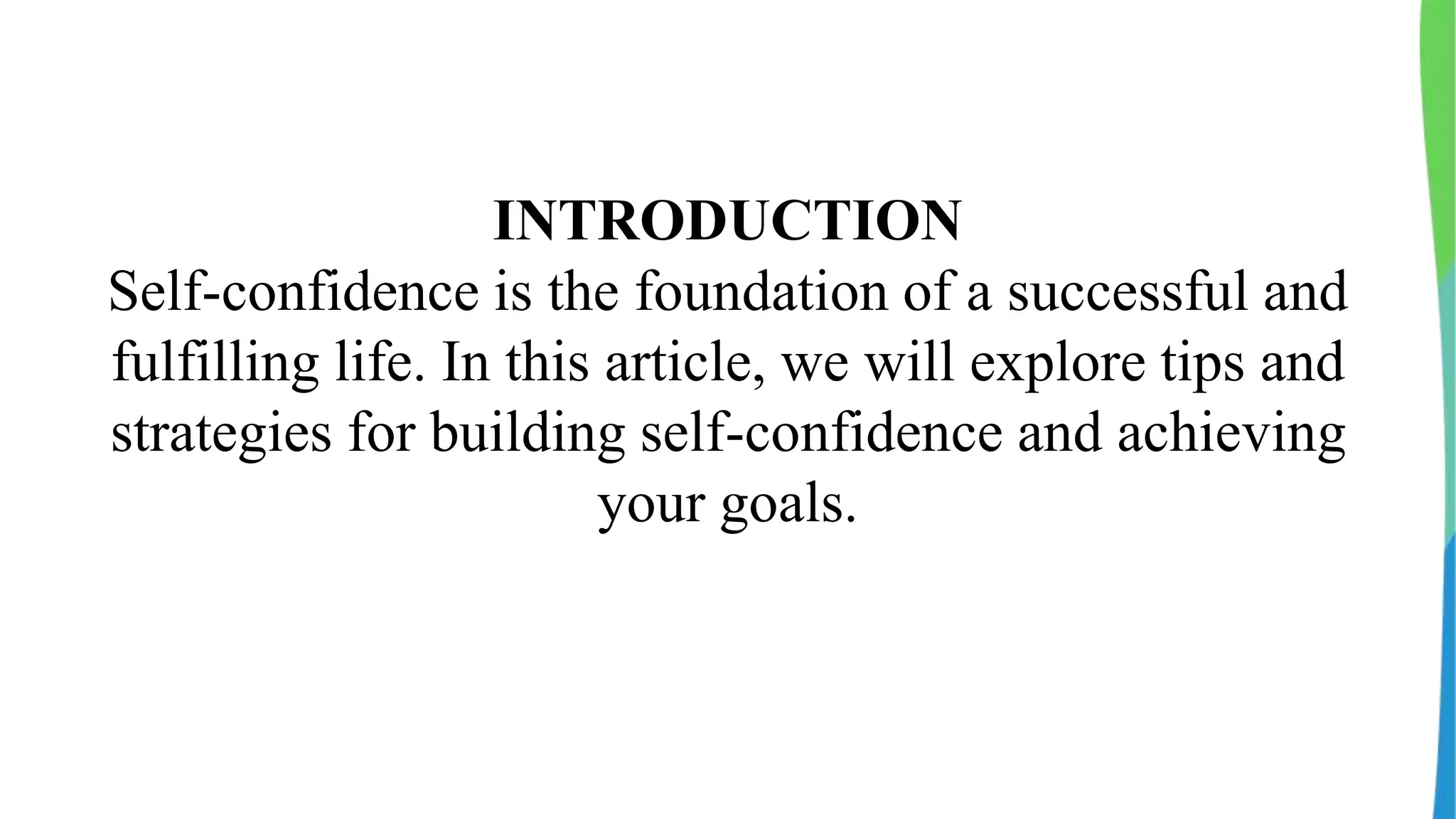 How to Build Self-Confidence Tips and Strategies.ppt