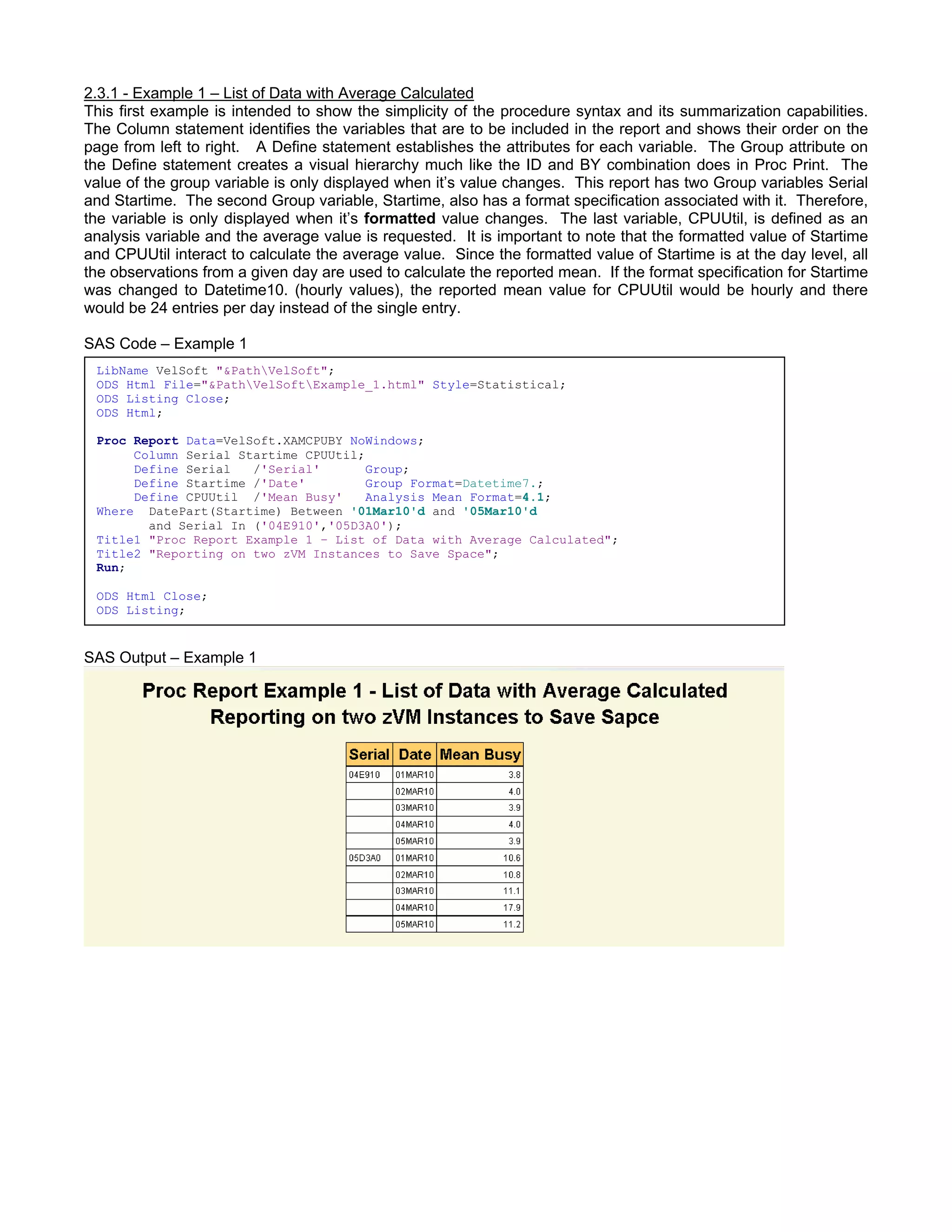 How to build tabular dashboards using proc report | PDF | Databases ...