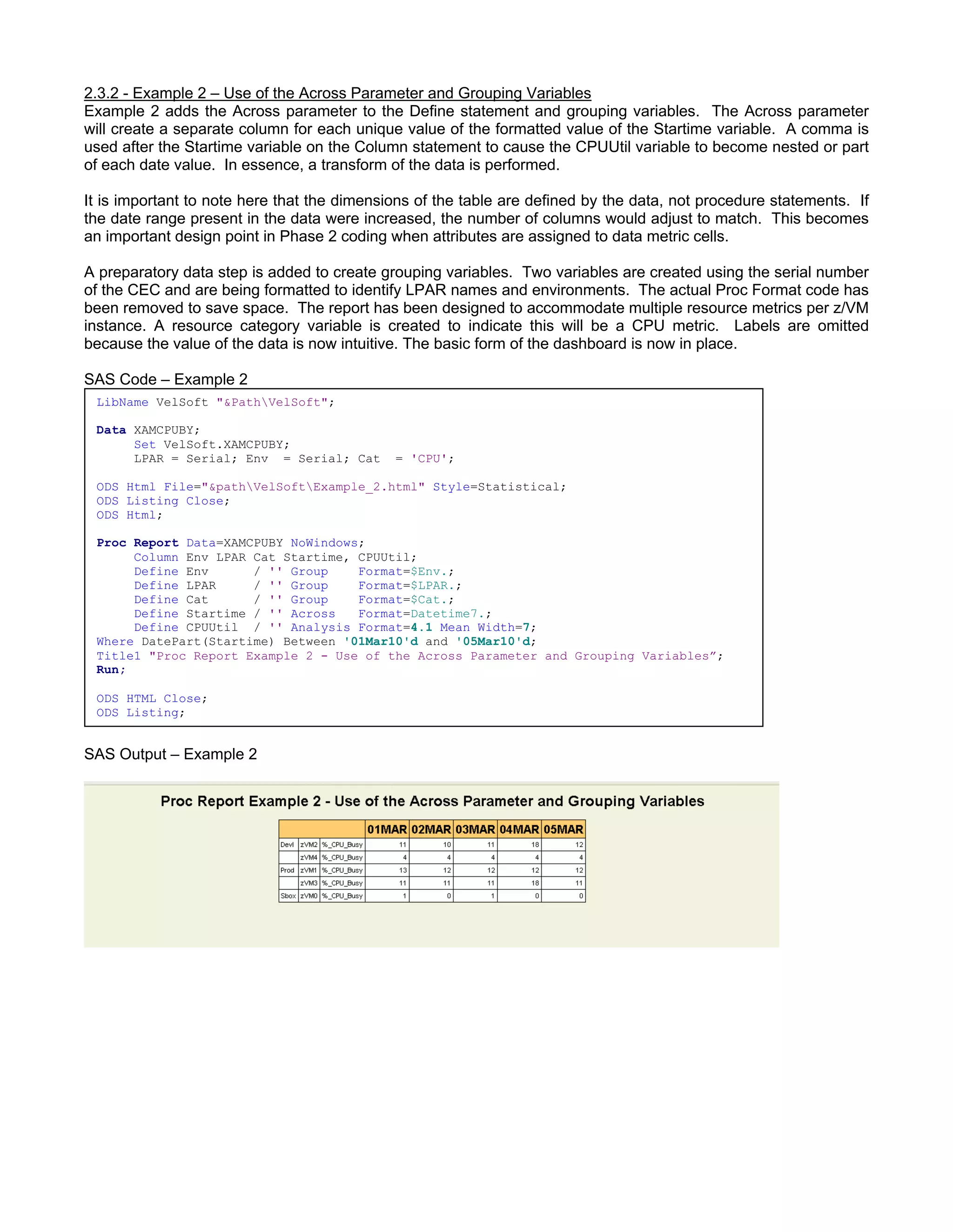 How To Build Tabular Dashboards Using Proc Report Pdf Databases