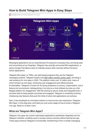 How to Build Telegram Mini Apps in Easy Steps.pdf