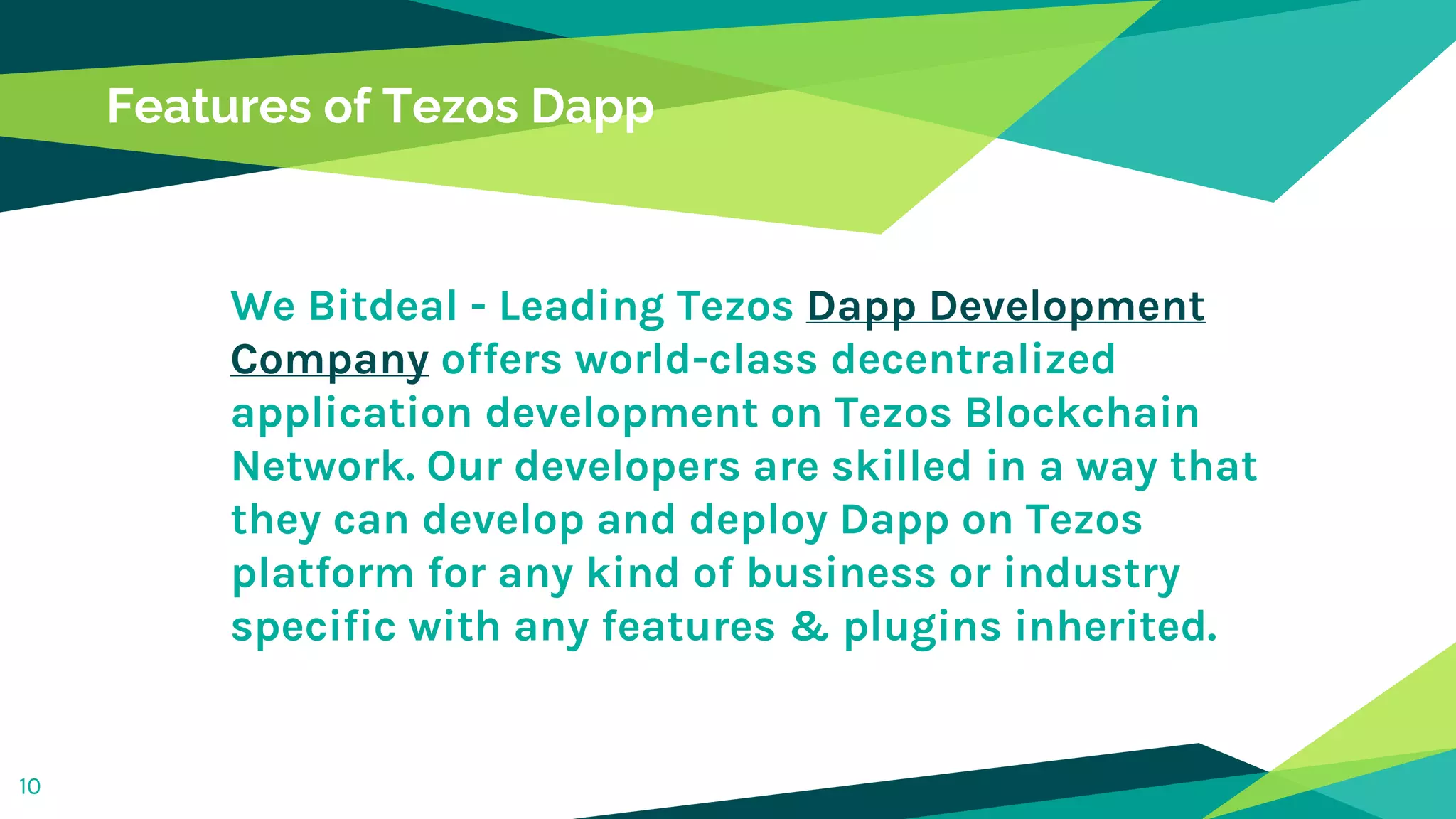 How to build tezos dapp | PPT
