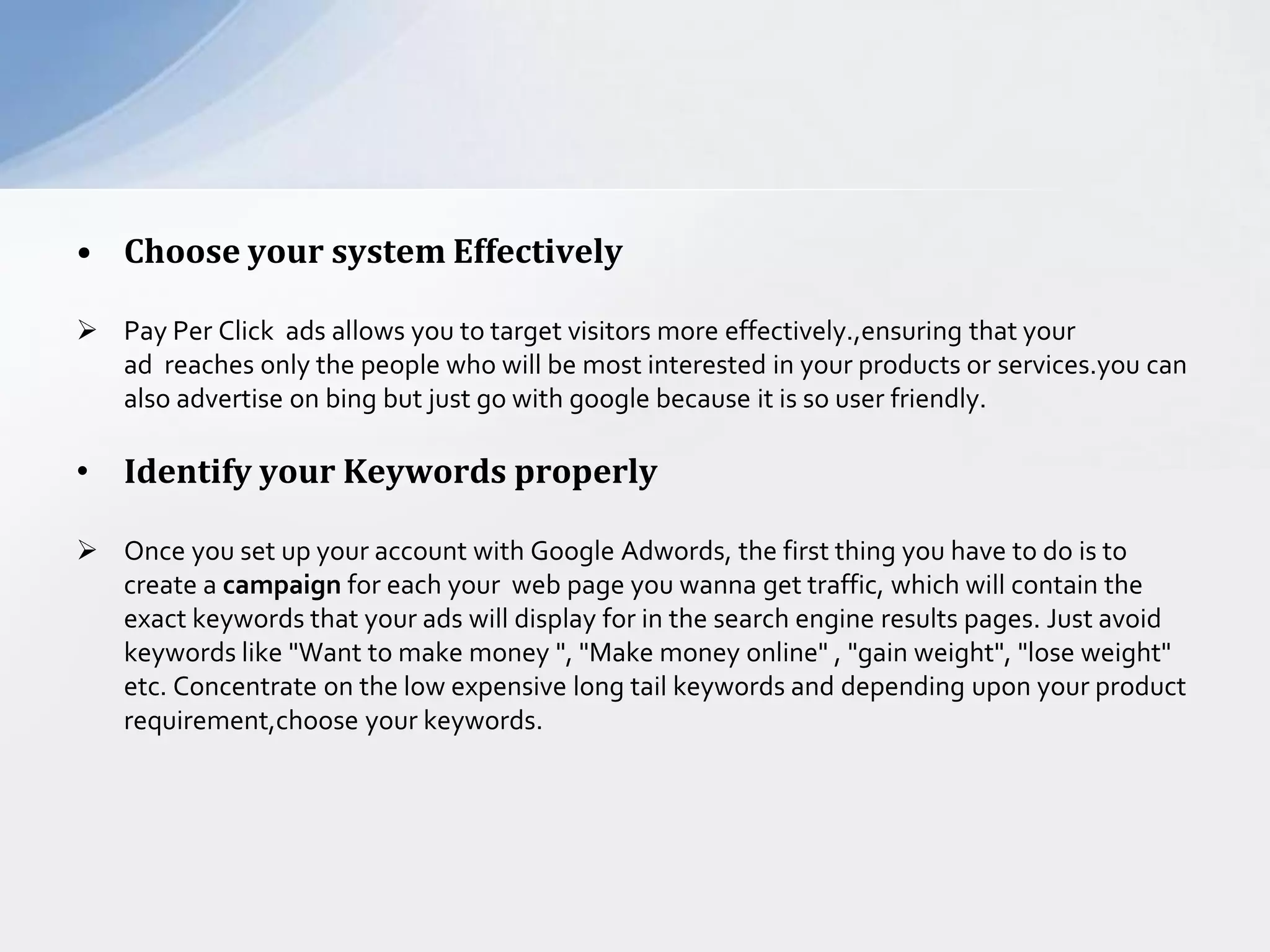 HOW TO BUILD TRAFFIC THROUGH PPC | PPTX