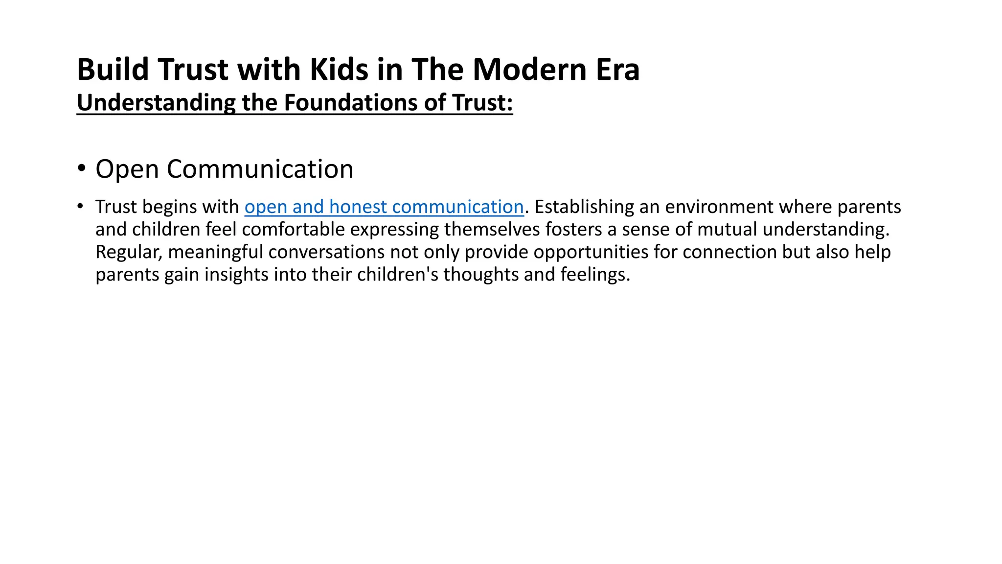 How To Build Trust With Kids with Colorland Toys | PPT