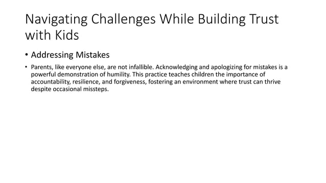 How To Build Trust With Kids with Colorland Toys | PPT