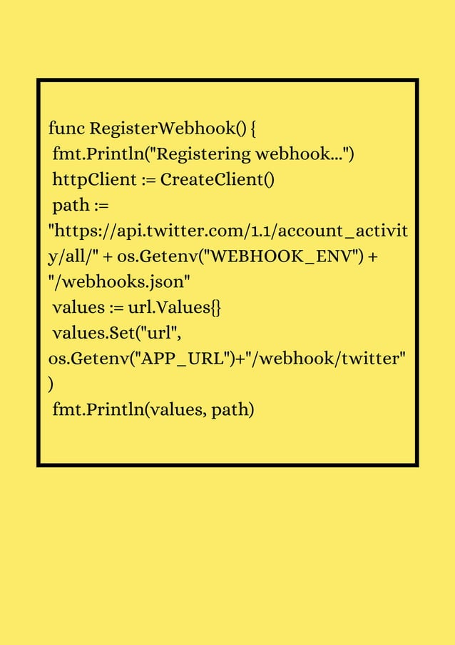 How to build twitter bot using golang from scratch | PDF