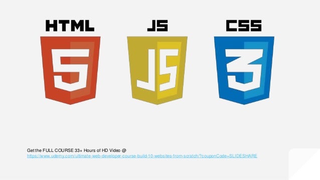 How to build websites learn html css java script jquery