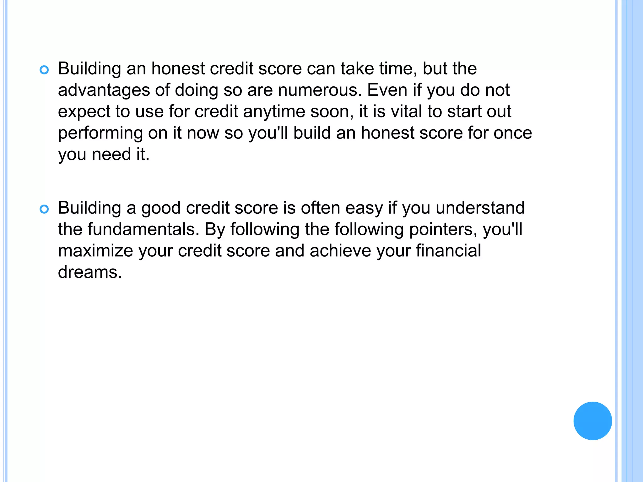 How to build your credit score | PPTX | Credit Cards | Personal Debt