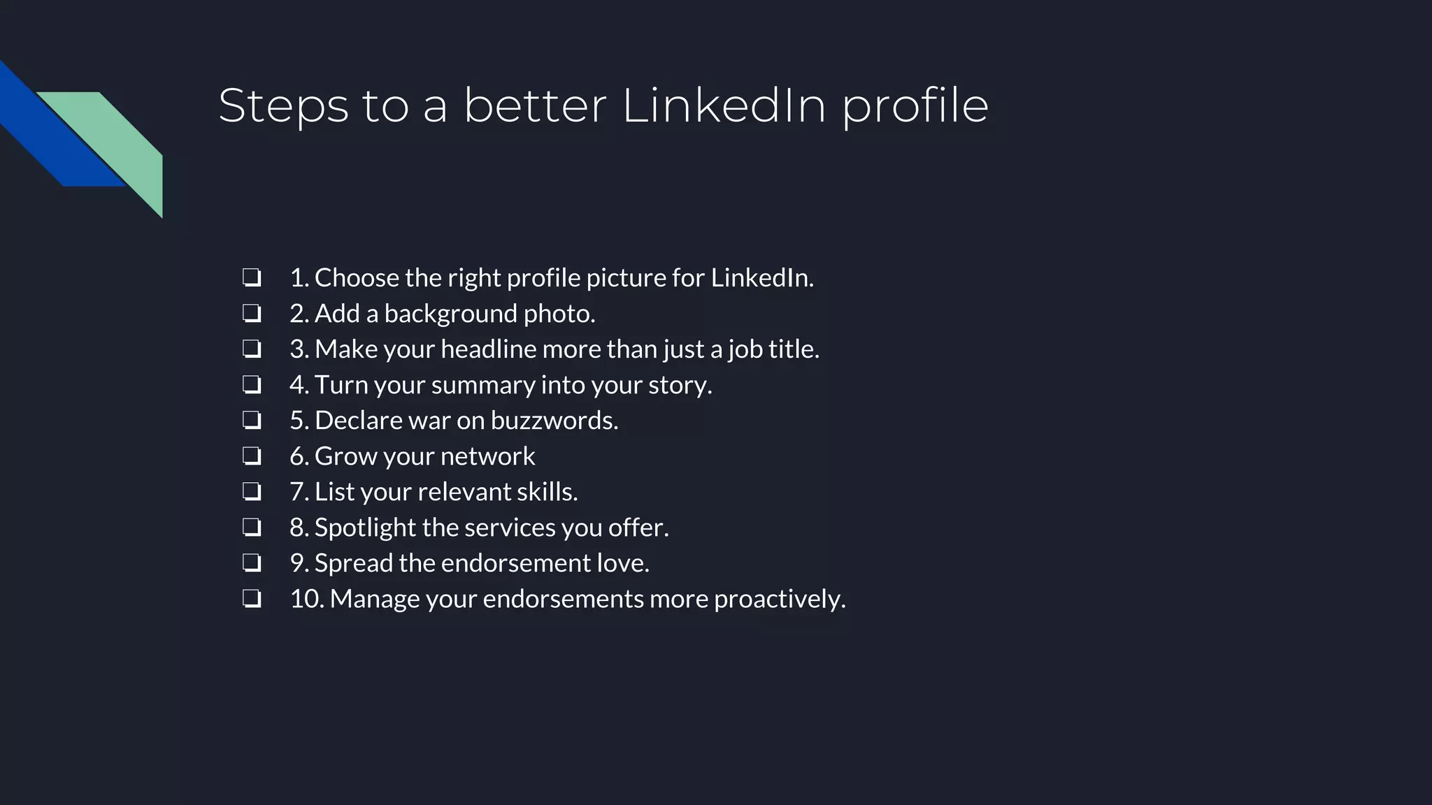 How to Build Your Linkedin Profile To Get Jobs.pptx