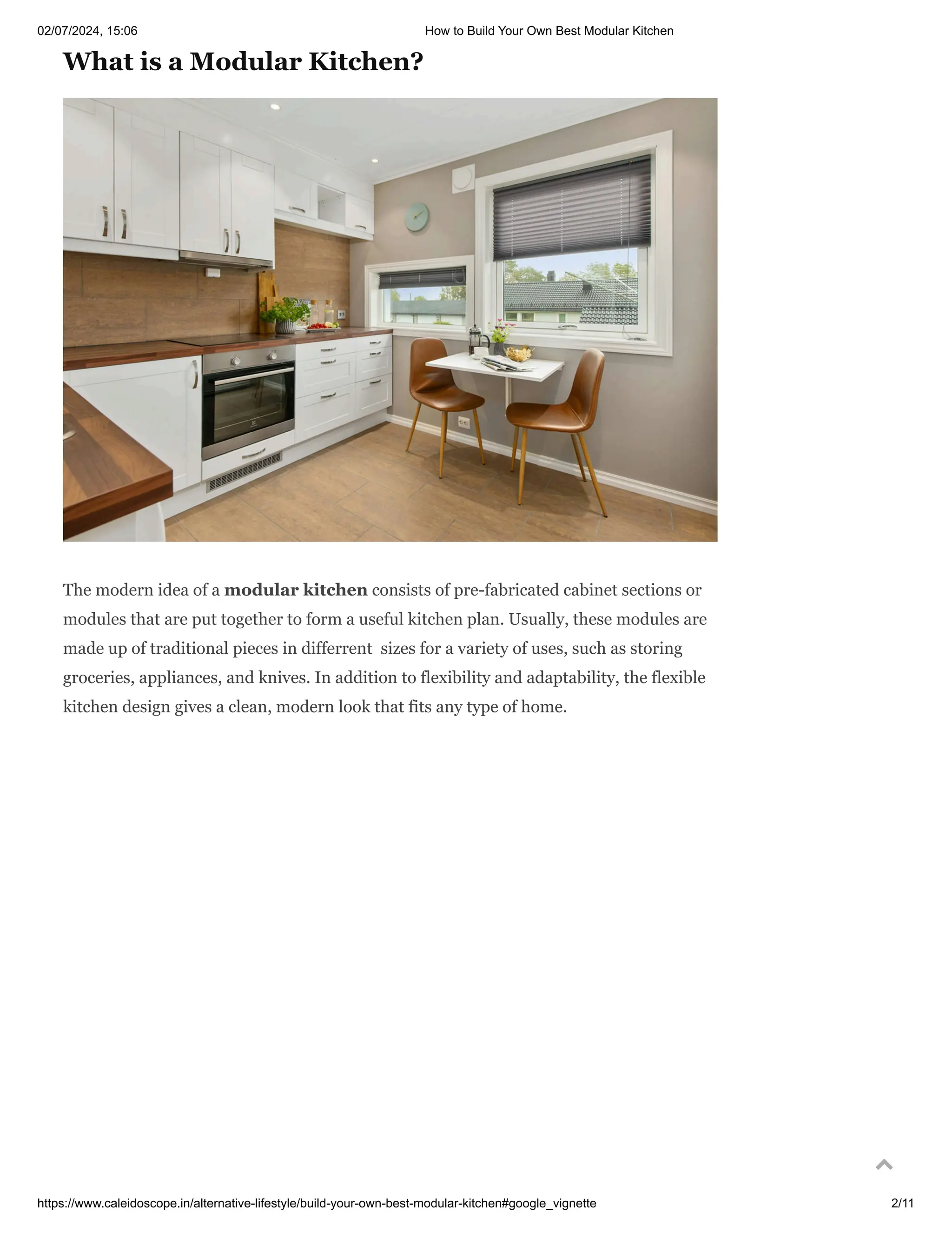 How to Build Your Own Best Modular Kitchen | PDF