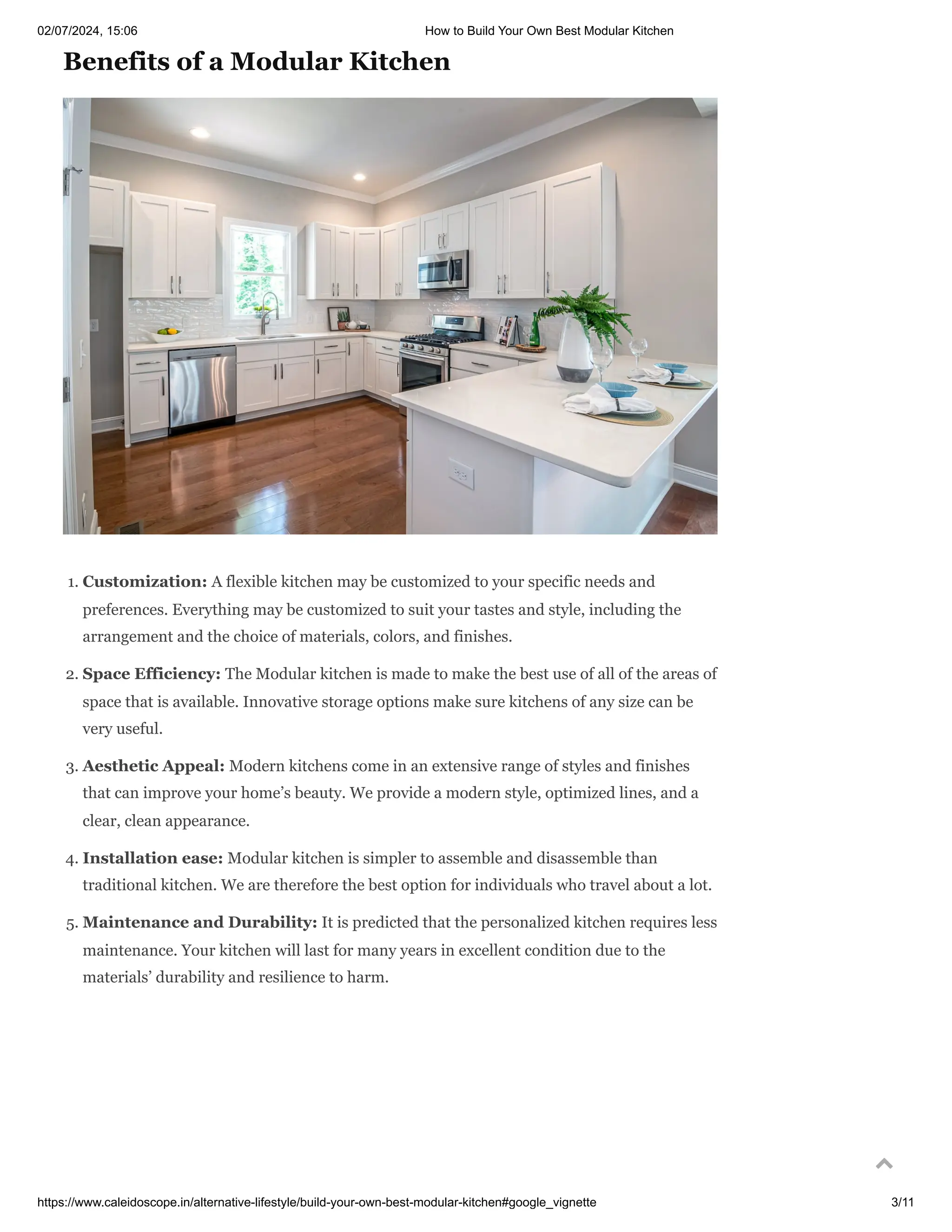 How to Build Your Own Best Modular Kitchen | PDF