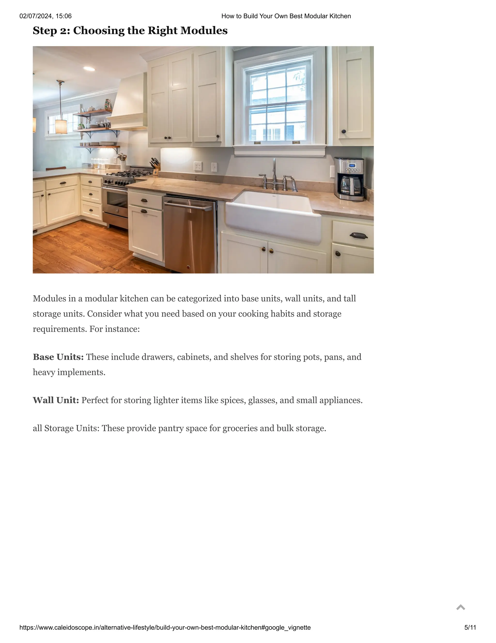 How to Build Your Own Best Modular Kitchen | PDF