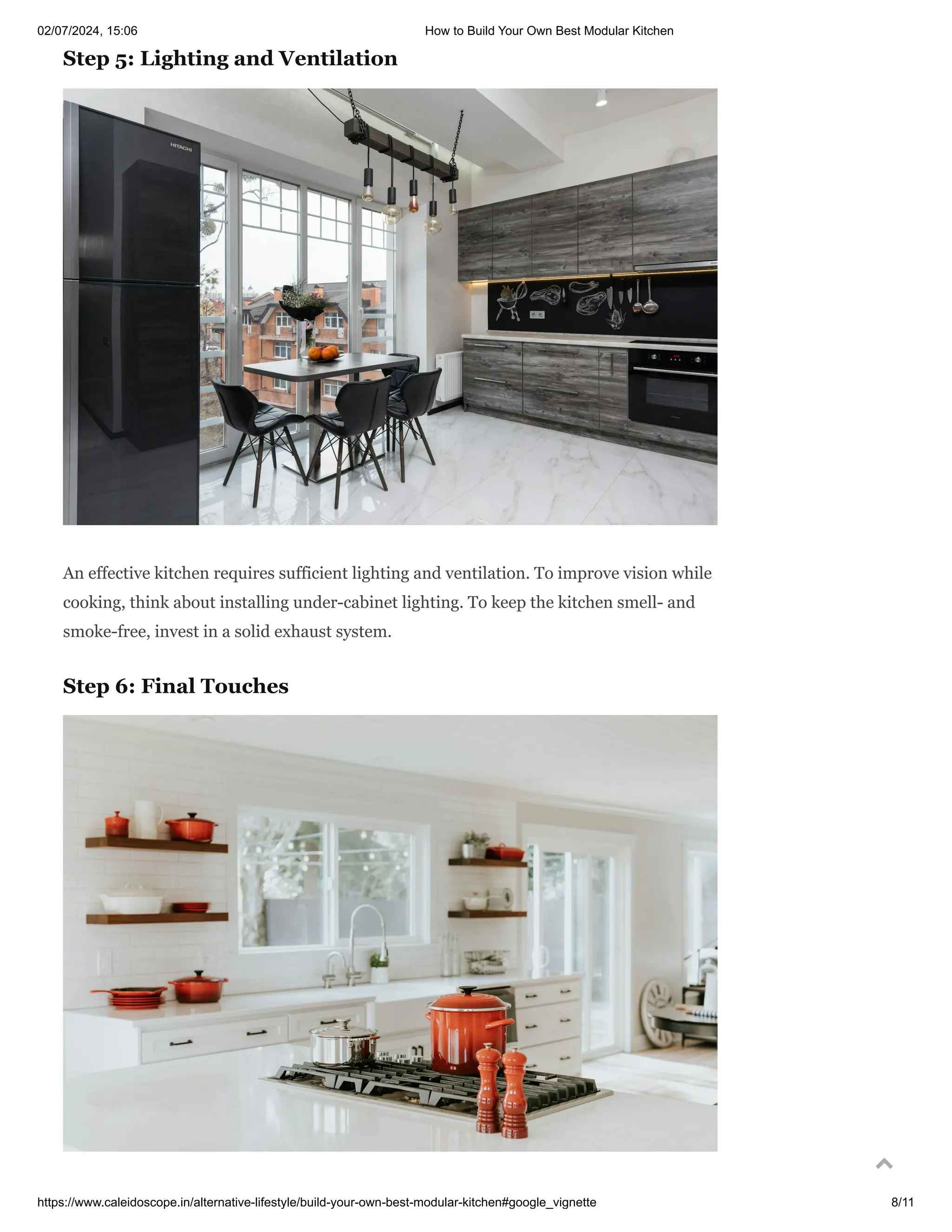 How to Build Your Own Best Modular Kitchen | PDF