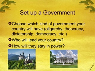 How to build your own country | PPT