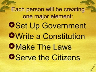 How to build your own country | PPT