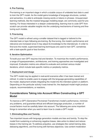How to Build Your Own GPT Model - SoluLab | PDF