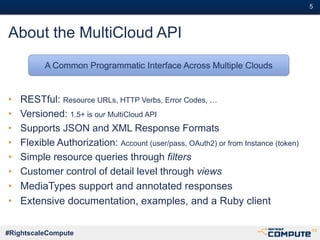 RightScale API: How To Build Your Own IT Vending Machine - RightScale Compute 2013 | PPTX ...
