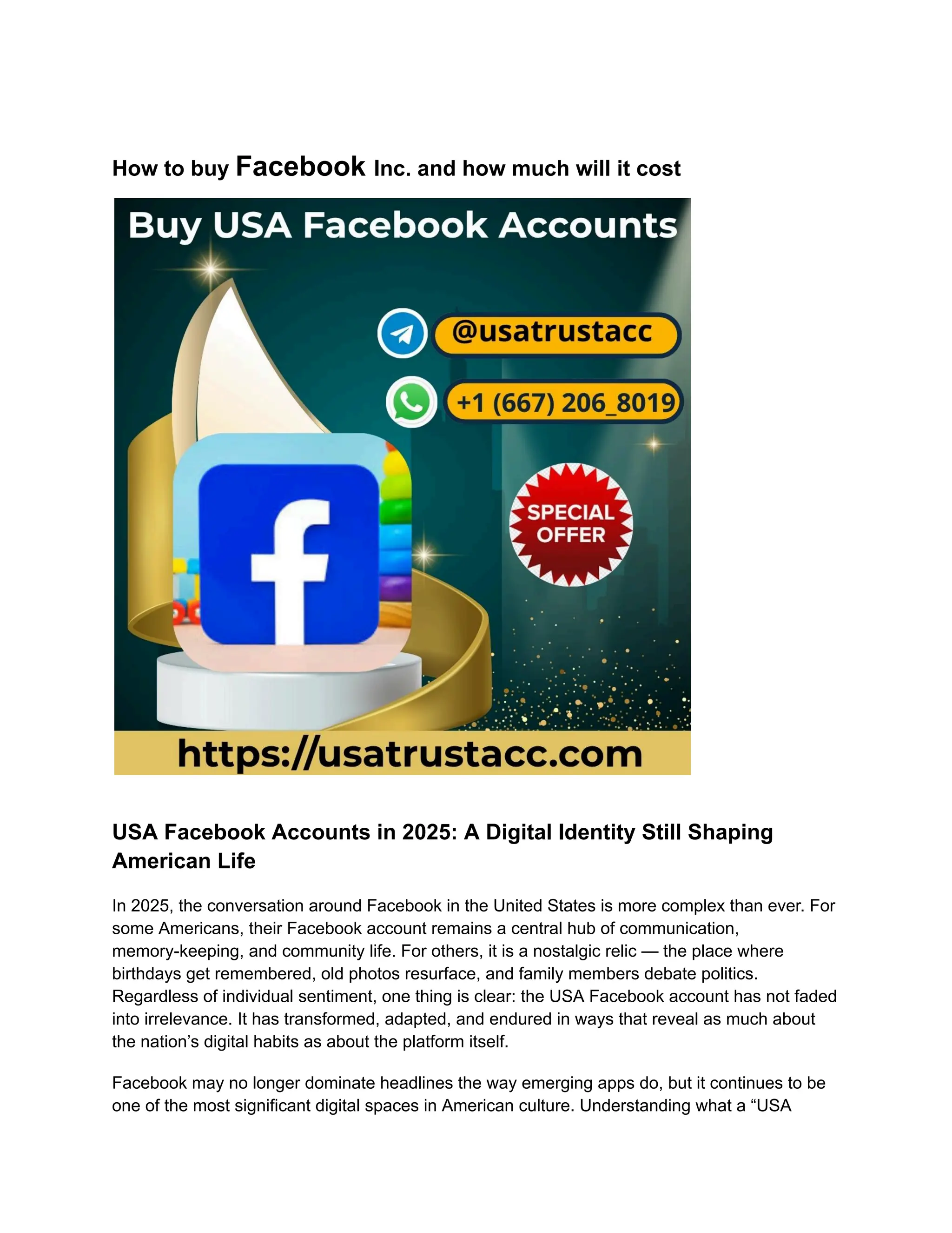 How to buy Facebook Inc. and how much will it cost.pdf