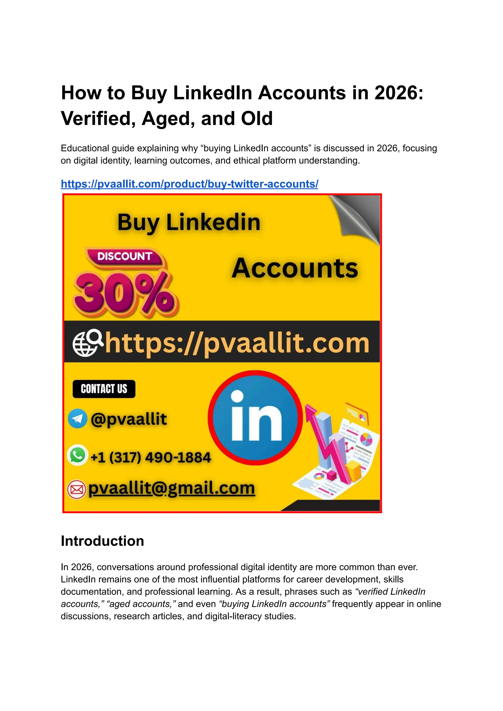 How to Buy LinkedIn Accounts in 2026_ Verified, Aged, and Old .pdf