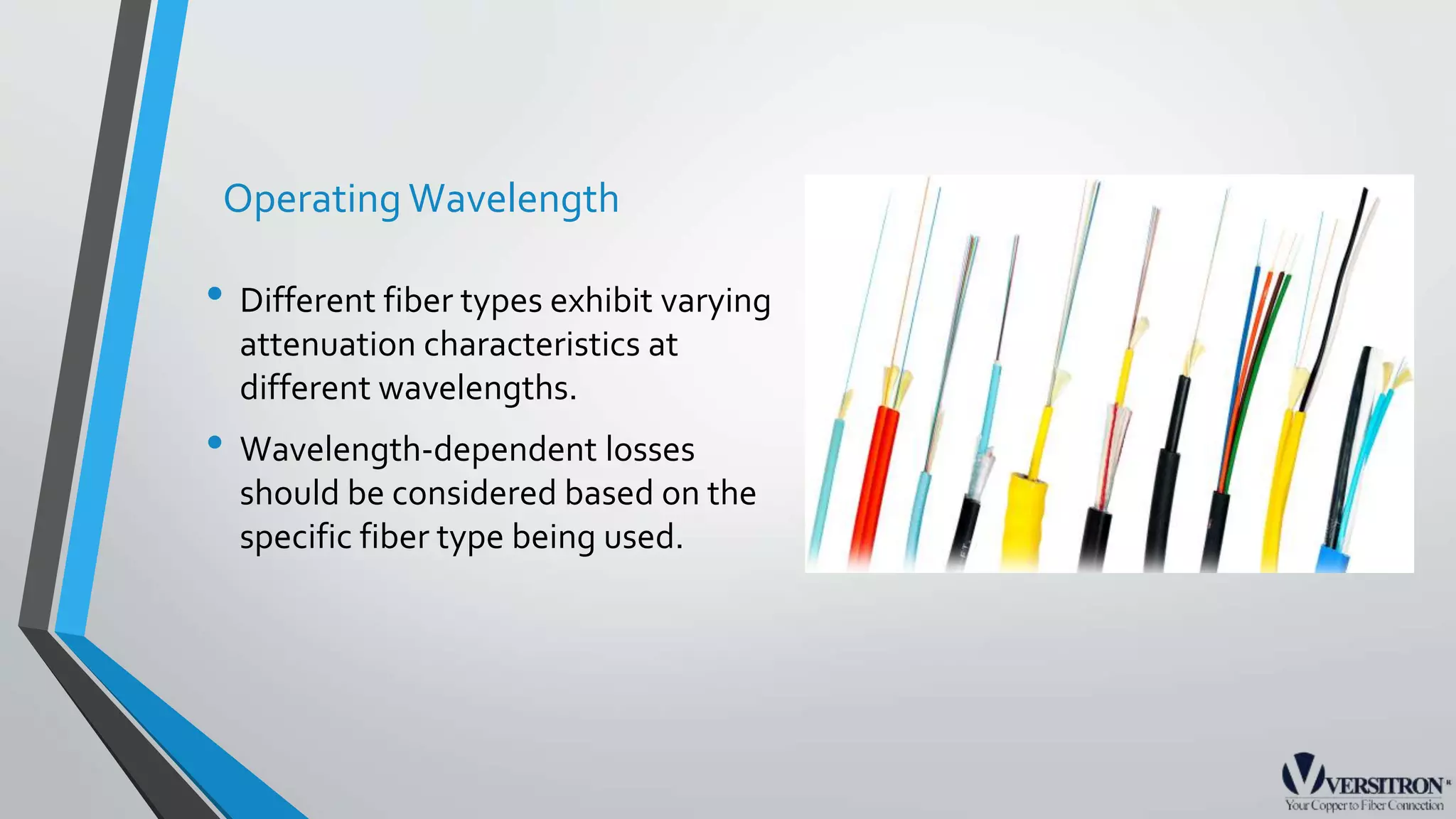 How to Calculate and Reduce Fiber Loss - Updated.pptx | Computer ...