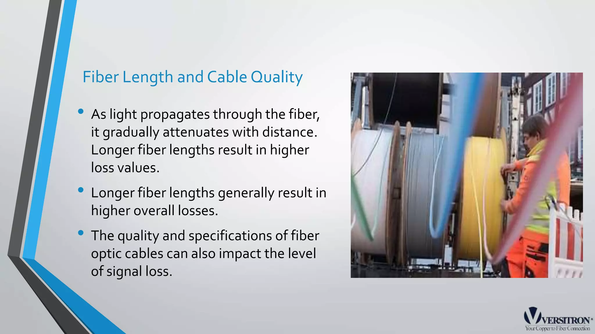 How to Calculate and Reduce Fiber Loss - Updated.pptx | Computer Networking | Computing