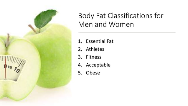 How to calculate body fat percentage | PPT