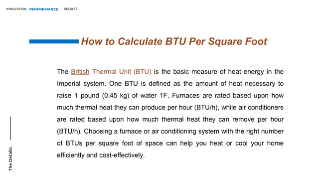 How BTU Is Calculated DIY? | PPT