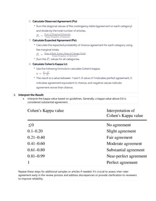 How to calculate Cohen's kappa in a systematic review.pdf