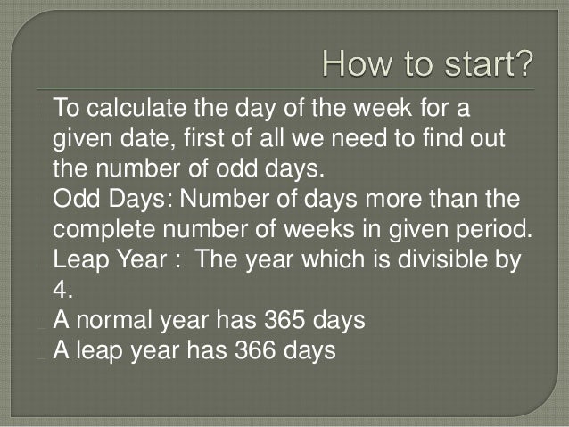 how-to-calculate-day-of-the-week-with