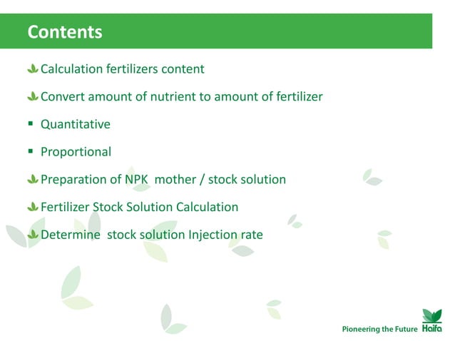 How to calculate fertilizers | PDF | Agriculture | Industries