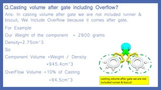 How to calculate gate area require for hpdc die casting part | PPTX