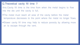 How to calculate gate area require for hpdc die casting part | PPTX
