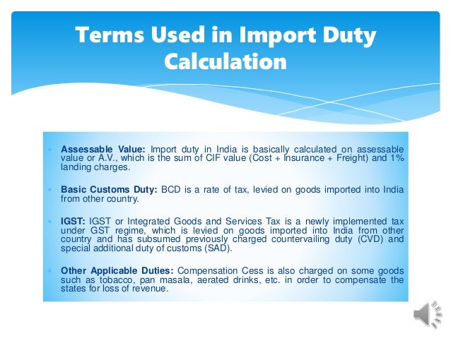 How to Calculate Import Duty after GST in India