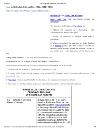 How to calculate interest u s | PDF