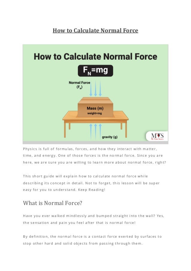 How to Calculate Normal Force.pdf