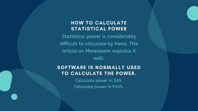 How to calculate power in statistics | PPT