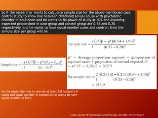 How to calculate sample size for different study | PPT