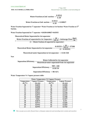 How to Calculate Separation Efficiency of compressor separators By Prem ...