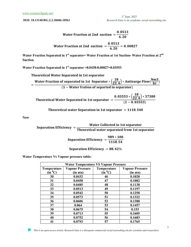 How to Calculate Separation Efficiency of compressor separators By Prem ...
