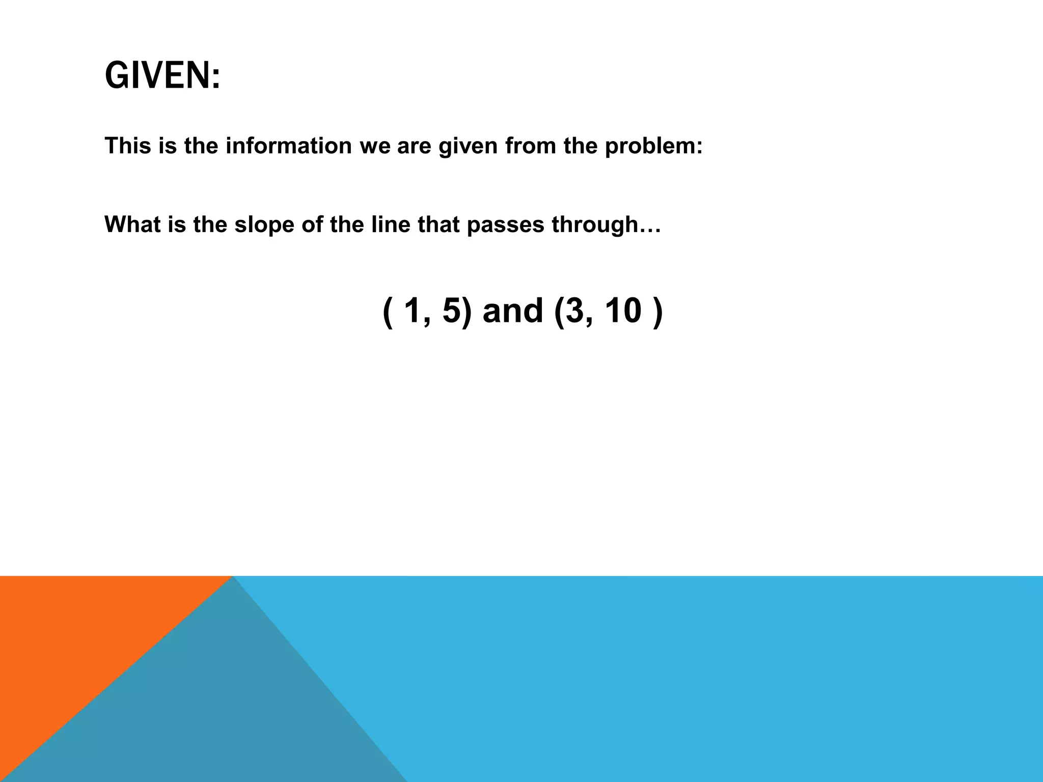 How to calculate slope | PPT