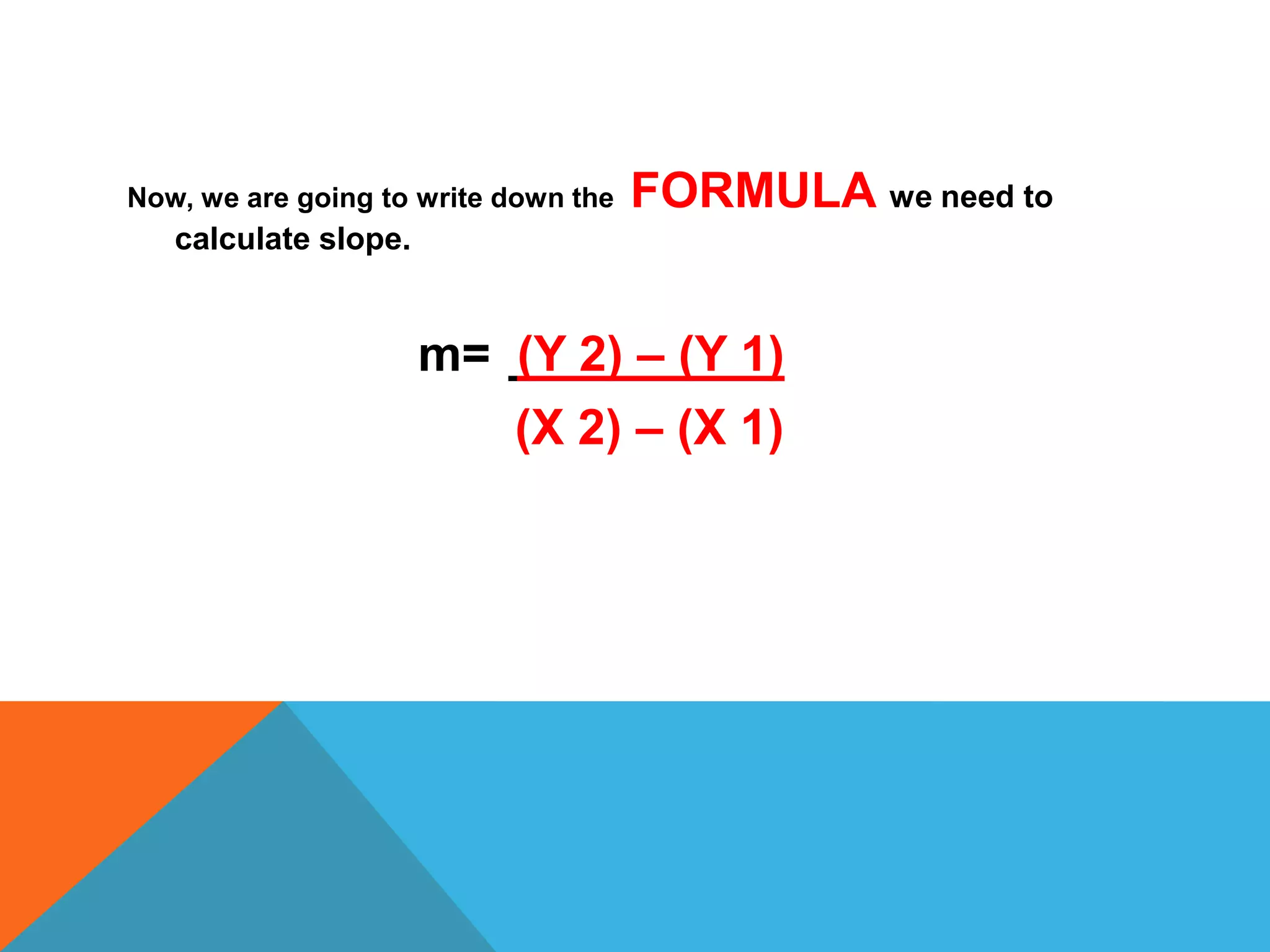How to calculate slope | PPT