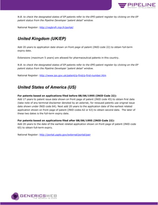 How to calculate_standard_patent_expiry_dates_and_data_exclusivity | PDF