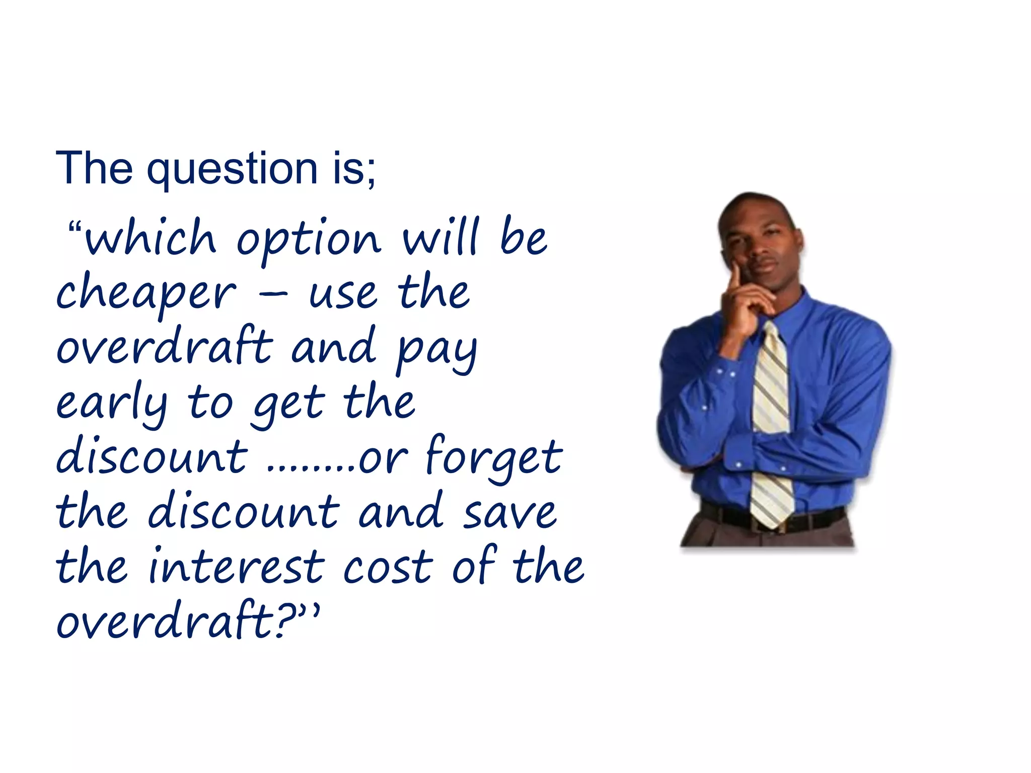 How to calculate the cost of not taking a discount | PDF