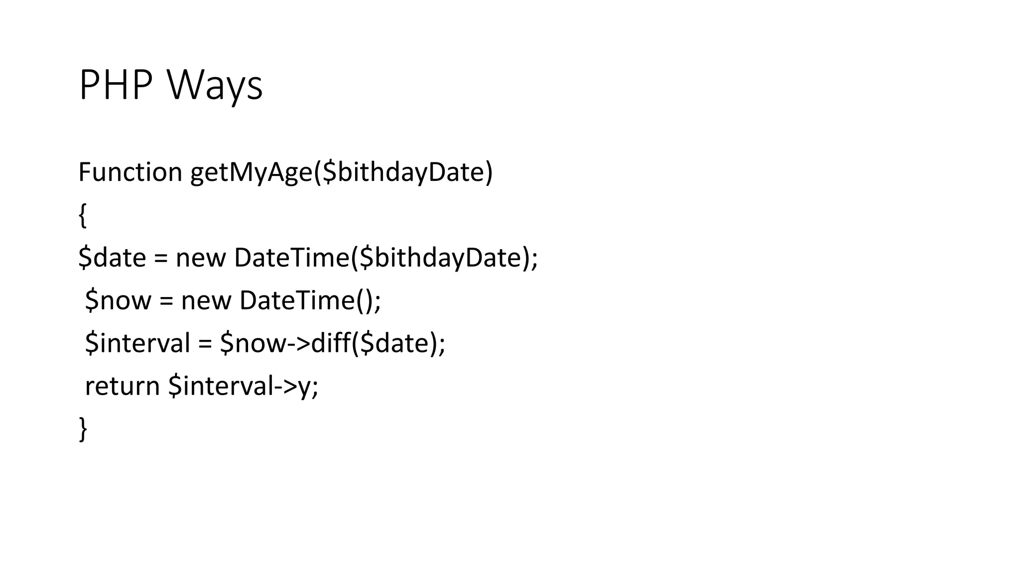 How to calculate your age | PPT