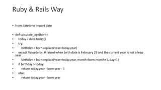 How to calculate your age | PPTX