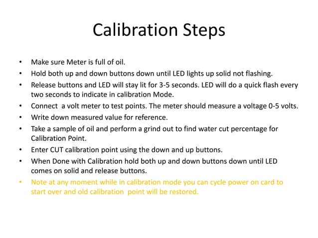 How to Calibrate a BS&W Meter.pptx | Physics | Science