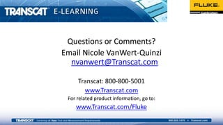 Fluke Calibration on How to Calibrate an RTD Using a Dry block ...