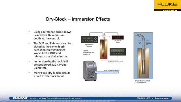 Fluke Calibration on How to Calibrate an RTD Using a Dry block ...