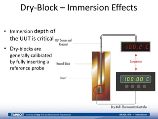 How to Calibrate an RTD Using a Dry Block Calibrator Webinar_061015 | PPTX