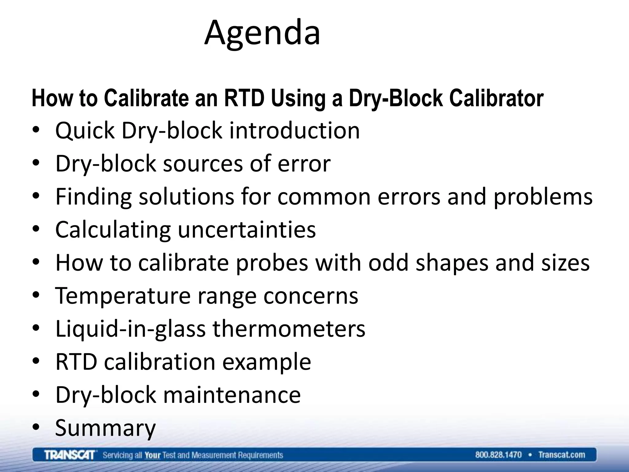 How to Calibrate an RTD Using a Dry Block Calibrator v2 | PPTX
