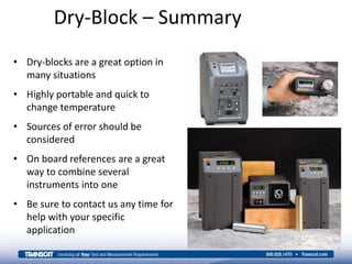 How to Calibrate an RTD Using a Dry Block Calibrator v2 | PPTX